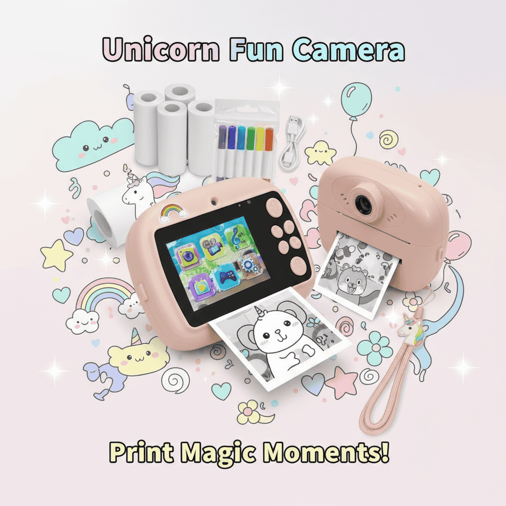Mini Camera Printer – Instant Digital Camera & Printer for Kids – Toyify