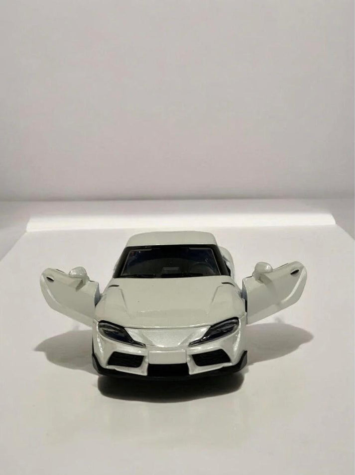 Diecast 1:32 Scale Toyota Supra GR Model – Alloy Sports Car Toy with L ...